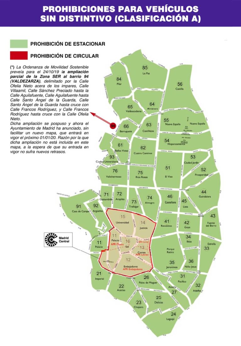 Por D nde Se Puede Circular Sin Pegatinas